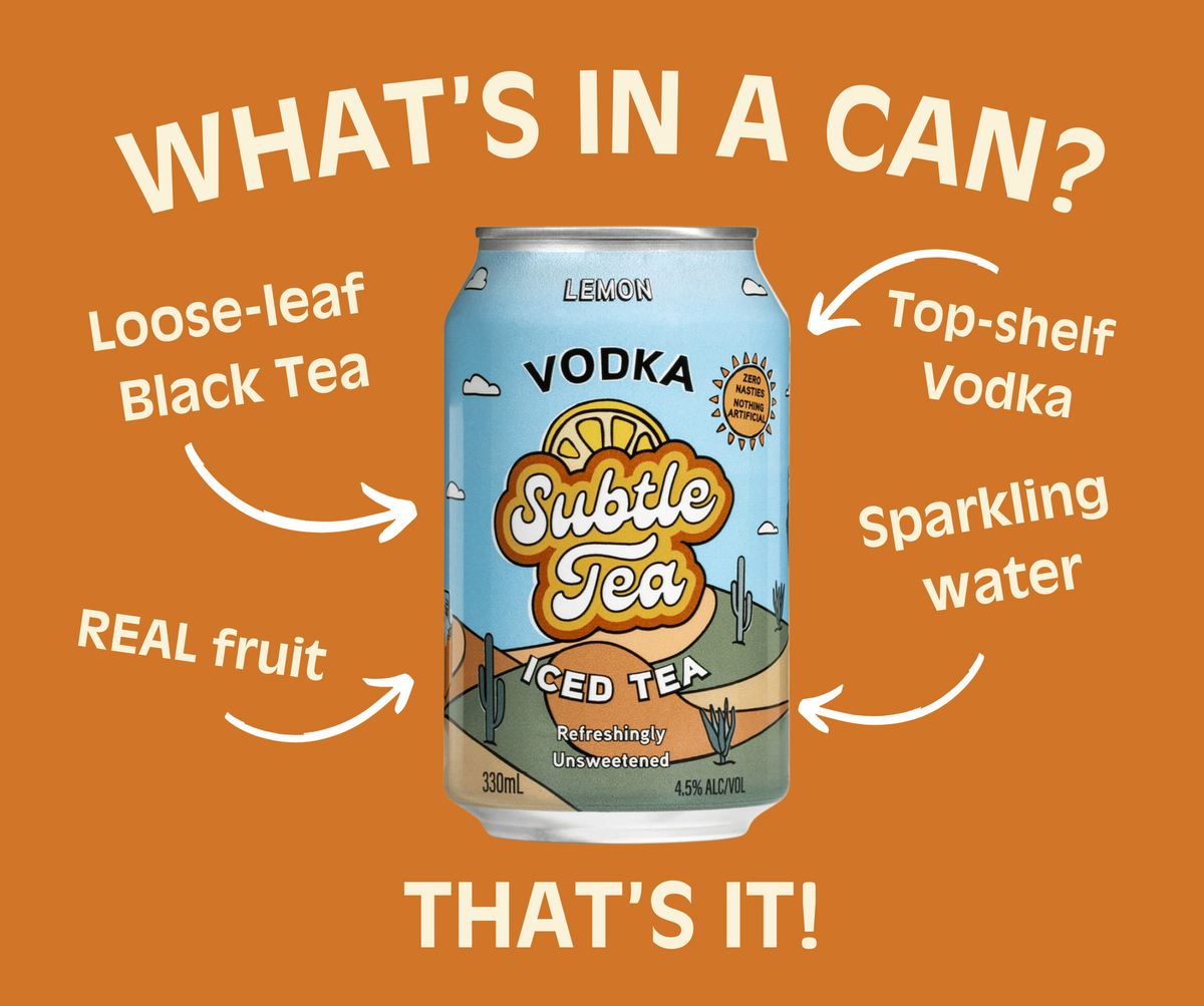 Subtle Tea - Vodka Iced Tea. – Subtle Tea.