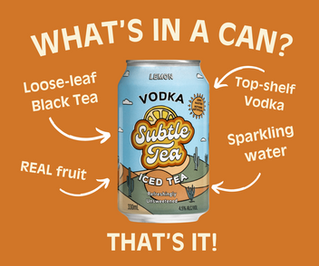 Subtle Tea - Vodka Iced Tea. – Subtle Tea.